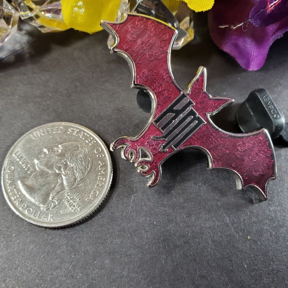 Disney | Jewelry | 425 Disney Haunted Mansion Pink Bat Pin | Poshmark